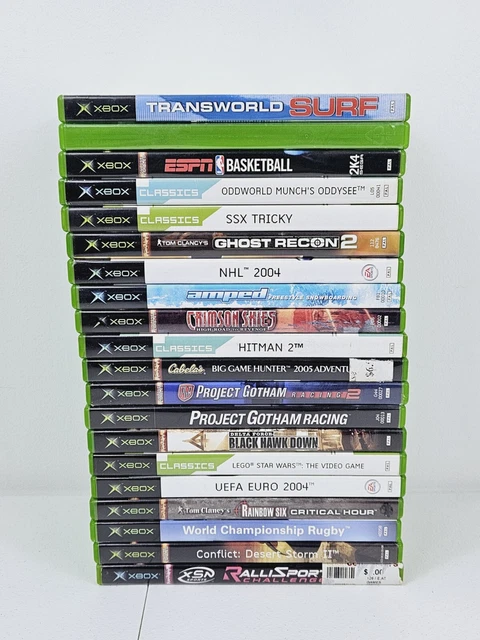 MICROSOFT XBOX ORIGINAL Games Bundle Lot 21x Games PAL $120.00 ...
