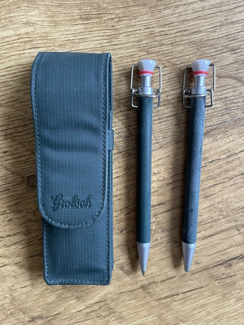 RARE VINTAGE COLLECTIBLE Grolsch Swing top Pen Pencil Set £10.00 ...