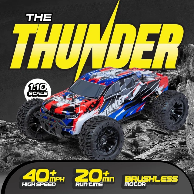 NEW LAEGENDARY THUNDER 1:10 Scale Brushless RC Car Off-Road 4x4 ...