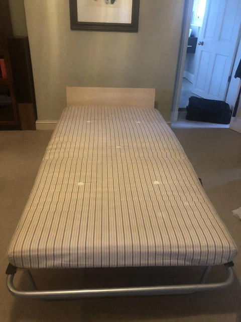 FOLDING METAL FRAME Z Bed, Single £26.55 - PicClick UK
