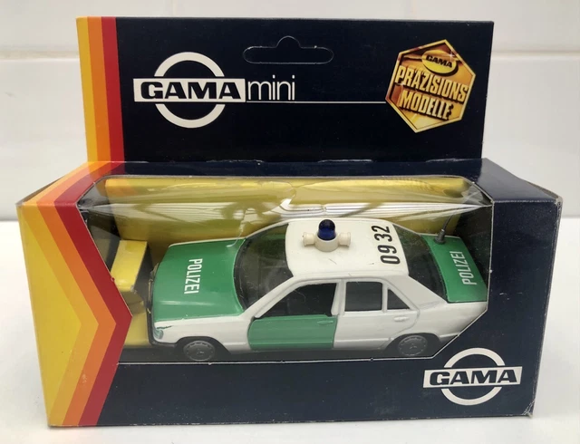 MERCEDES-BENZ 190 POLIZEI (Police) - GAMA Mini 1123 - 1980/90’s - Neuf ...
