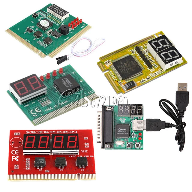 2/4 DIGIT 3 in1 PCI PCI-E PC Analyzer Analysis Diagnostic USB Card POST ...