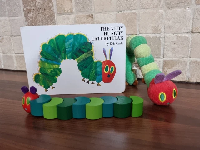ERIC CARLE THE very hungry caterpillar Bundle Board Book Plush Toy ...
