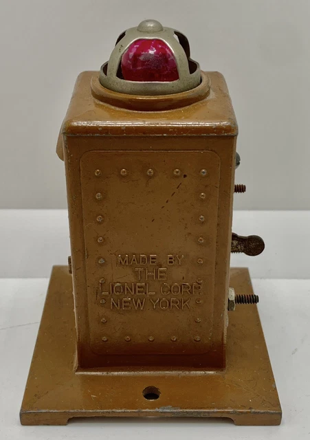 VTG LIONEL/MARX ELECTRIC Train Signal Railroad Crossing Control Box #91 ...