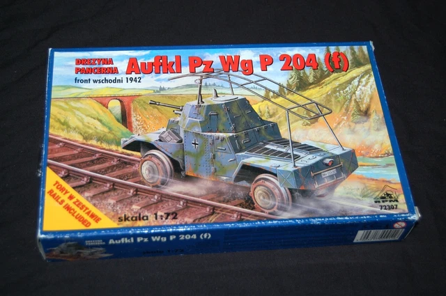 RPM 1/72 SCALE Panzerspahwagen P204(f) Rail Version (Panhard 178) Model ...