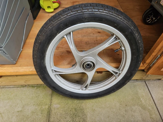 DRIVE SPORT RIDER Mobility Scooter front wheel including tyre vgc £75. ...