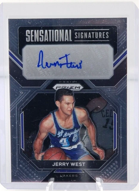 2022-23 PANINI PRIZM Sensational Signatures Jerry West HOF #SS-JR $115. ...