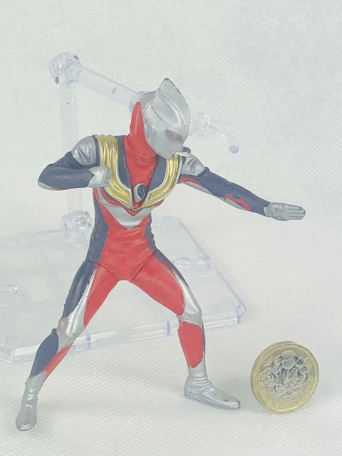 ACTION FIGURE ULTRAMAN Tiga Ultra Man Toy Official Red Silver Suit Blue ...