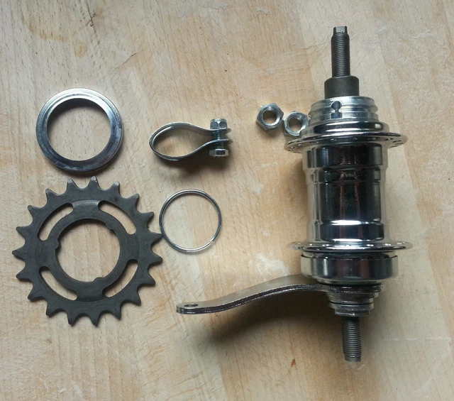 NEW VELOSTEEL SINGLESPEED Coaster Brake Bicycle Hub -Classic European ...