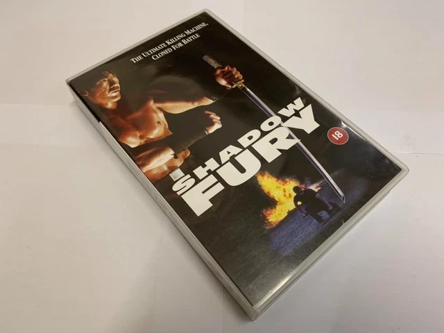 VHS VIDEO ~ Shadow Fury ~ Eric Koyanagi ~ Large Case Ex-Rental ...