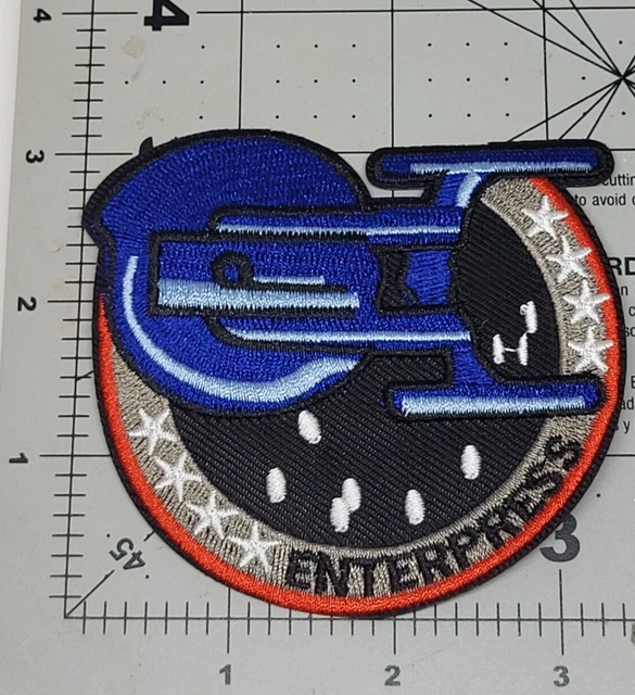 STAR TREK ENTERPRISE NX-01 Épaule Uniforme 8.9cm Grand Patch EUR 8,40 ...
