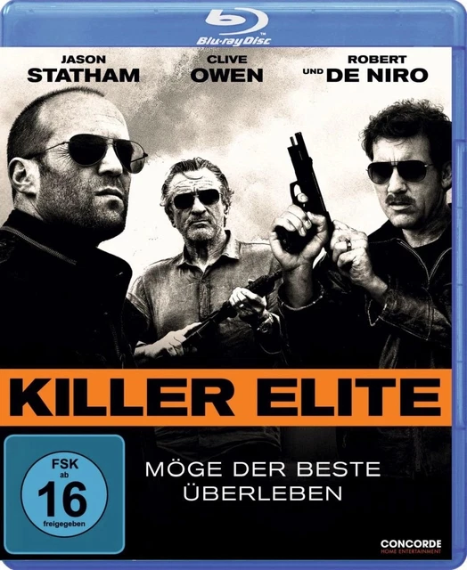 KILLER ELITE BLU-RAY Actionfilm Jason Statham Clive Owen Robert De Niro ...