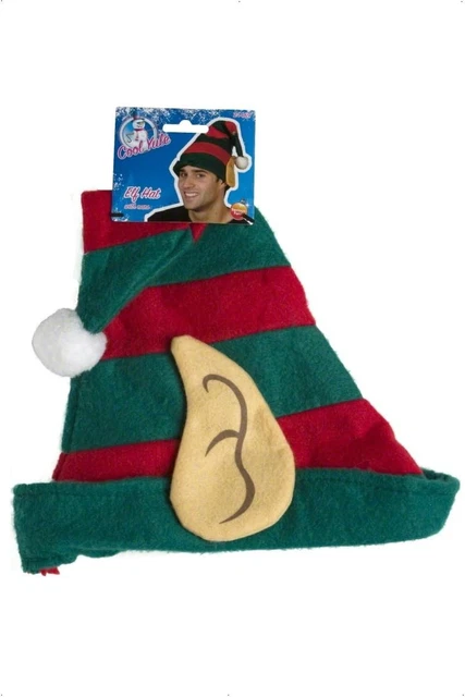 SMIFFYS ELF HAT, Red & Green £4.34 - PicClick UK
