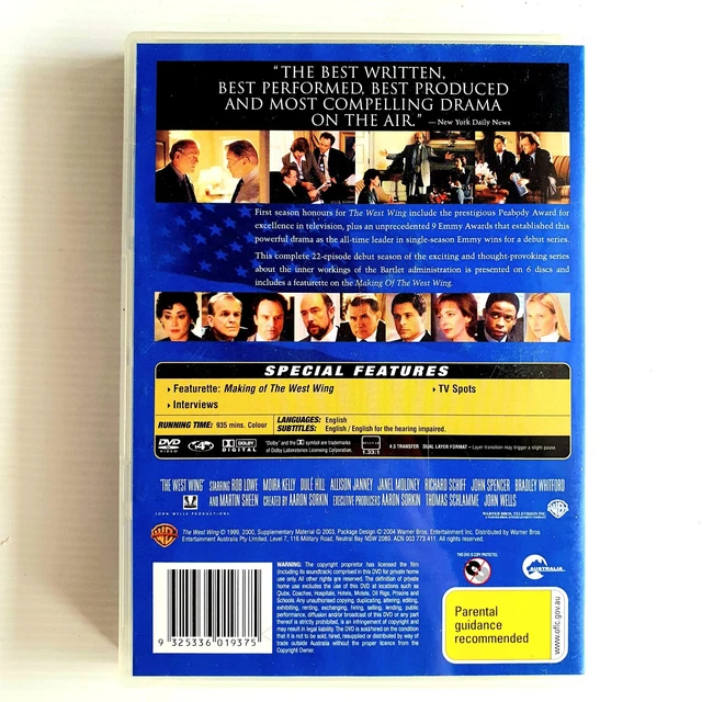 THE WEST WING Complete Series 1-7 DVD Gift Set, US Political Drama ...