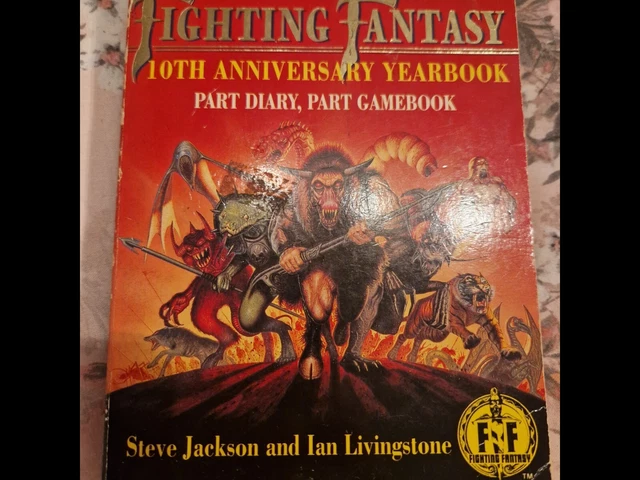 FIGHTING FANTASY: 10TH Anniversary Yearbook by Ian Livingstone, Steve ...