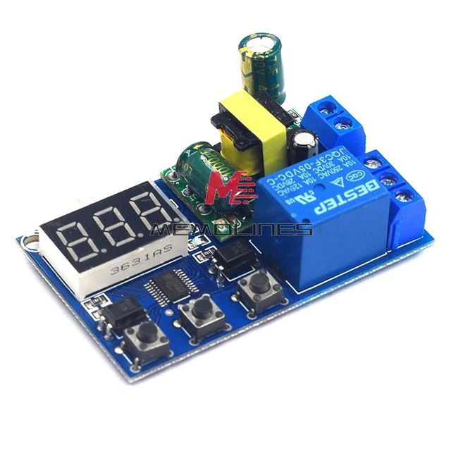 Ac110 250v Delay Timer Module Led Display Automation Relay Switch Module Board Eur 989