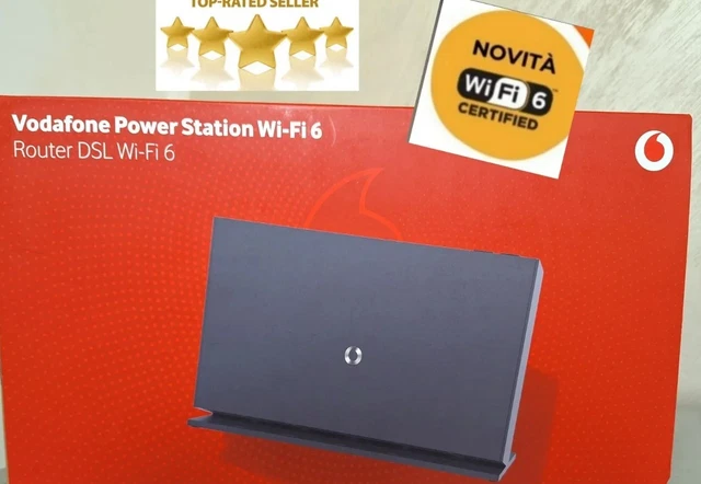 MODEM VODAFONE. WI-FI 6 Power Station Revolution SHG3060 Adsl Fibra ...