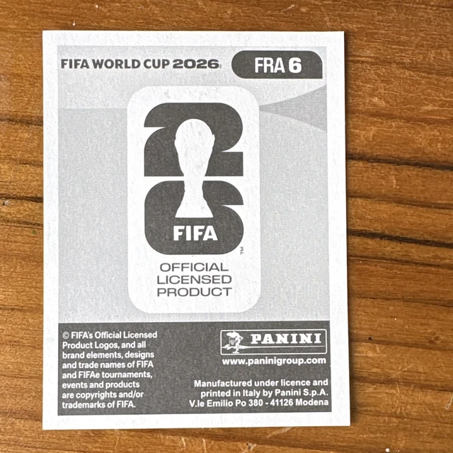 PANINI FIFA WORLD Cup 2026 Sticker Ibrahima Konaté Liverpool FC FRA 6 ...