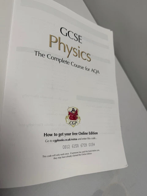 CGP GCSE AQA Physics for the GCSE Grade 9-1 Course Complete Course ...