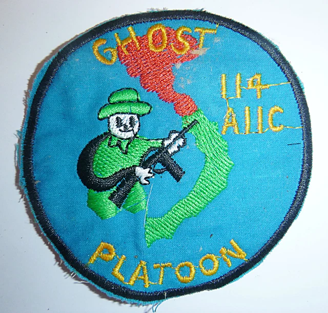 GHOST PLATOON - Patch - 114th Assault Helicopter Company - Vietnam War ...