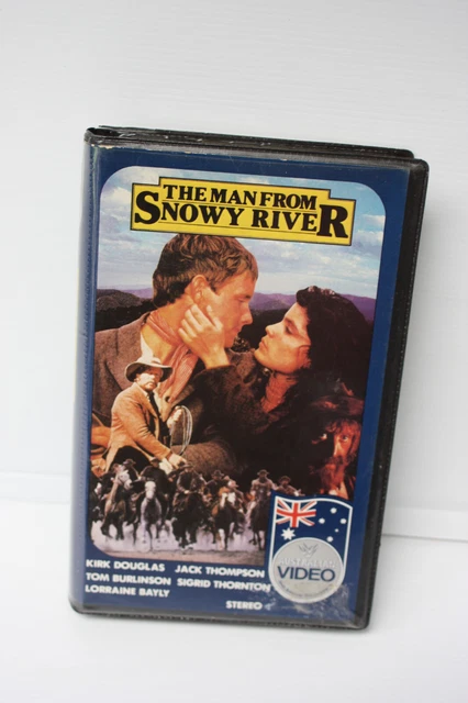 THE MAN FROM Snowy River VHS Cassette Tape Clamshell PAL Australian ...