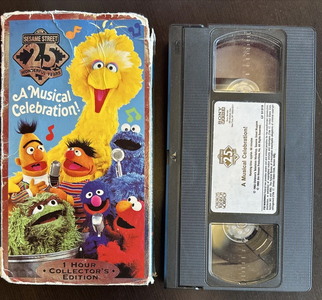 Vhs Sesame Streets 25th Birthday A Musical Celebration Vhs 1993 Slipsleeve Eur 556