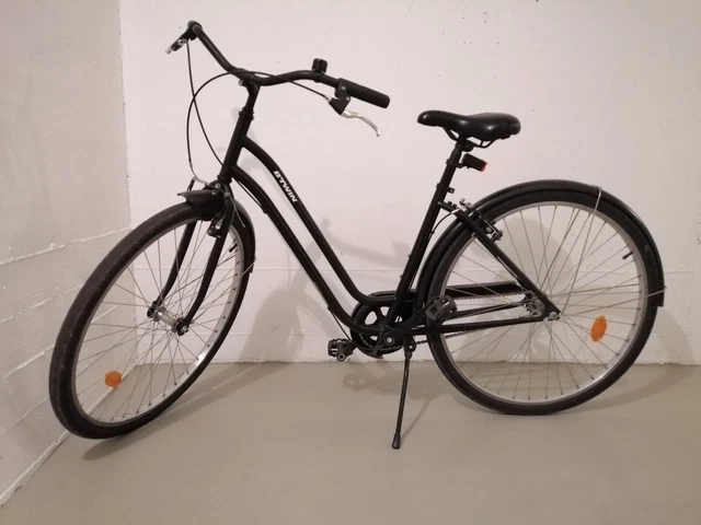 BTWIN CITY BIKE 28 Zoll Elops 100 LF Damenrad schwarz 1 Gang NUR ABHOLUNG EUR 60,00 - PicClick DE