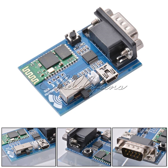 RS232 BLUETOOTH SERIAL Adapter Communication Master-Slave Module 5v ...