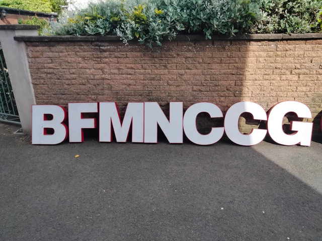 RECLAIMED PERSPEX SHOP Front 3D Letters BFMNCCG £50.00 - PicClick UK