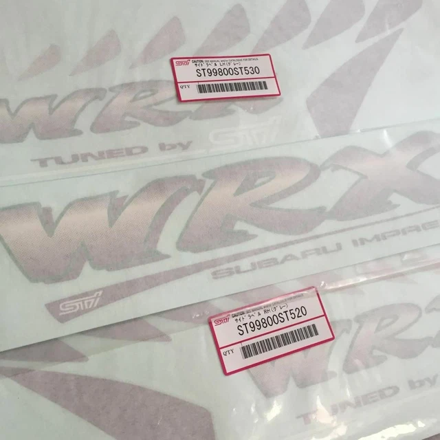SUBARU IMPREZA WRX STi Type R Stickers Decals OEM JDM £699.99 - PicClick UK