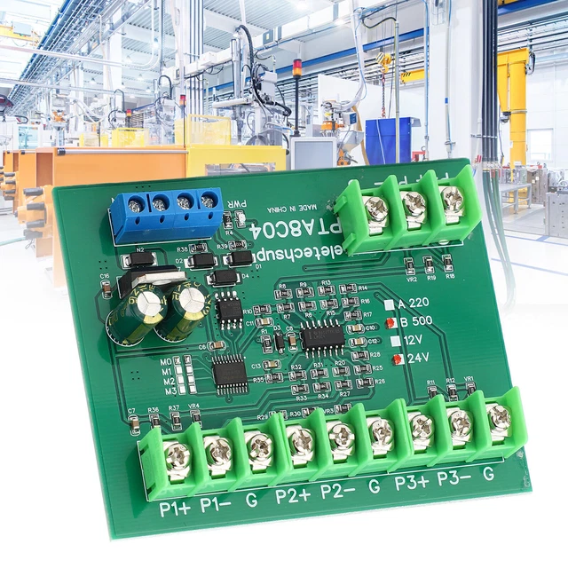 4 CHANNEL PT100 RTD RS485 Temperature Sensor Board Temp Acquisition ...