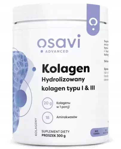 OSAVI HYDROLYZED COLLAGEN Type I & III - 300 Grams £17.47 - PicClick UK