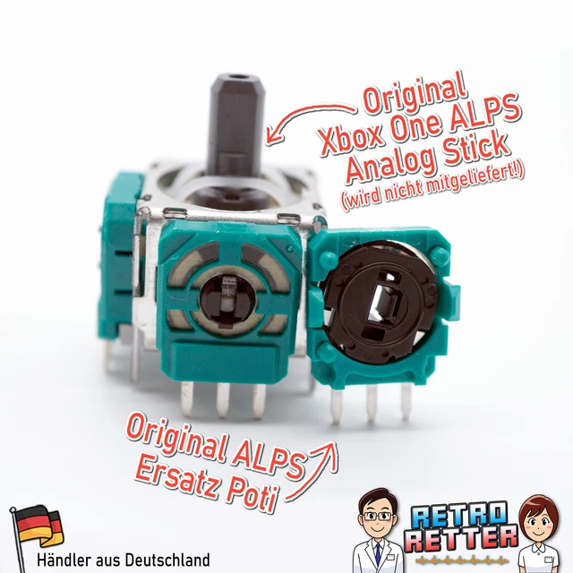 2X XBOX ONE Analog Stick Poti Original ALPS 10k Controller ...