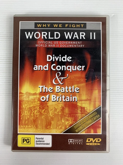 WORLD WAR II Divide And Conquer & The Battle Of Britain DVD R0 $6.28 ...