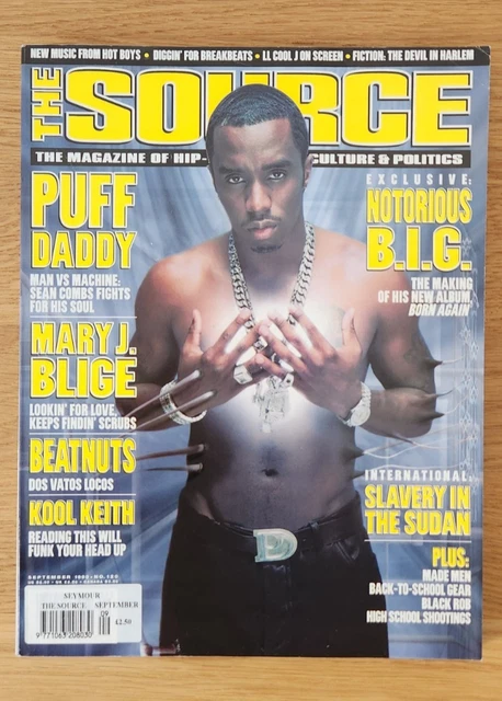 THE SOURCE HIP Hop Magazine Puff Daddy P Diddy Sept 1999 No.120 (Uk ...