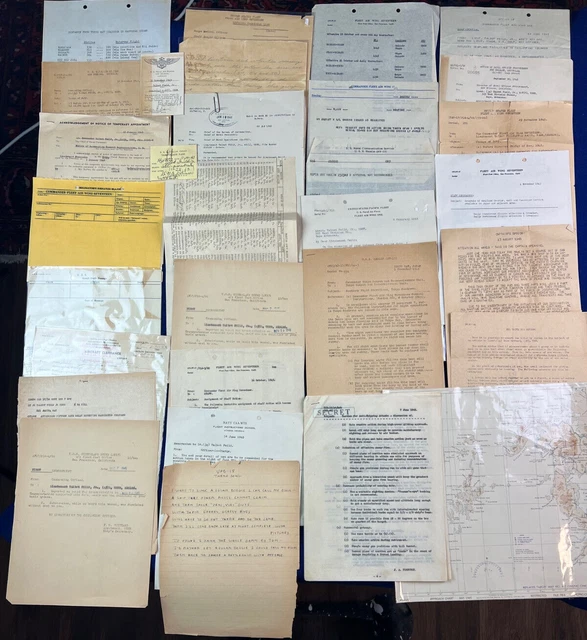 LARGE WWII NAVY Pilot Collection Secret Japanese Map Photo Book ...