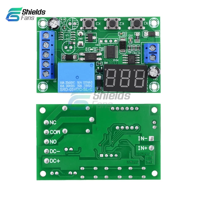DC CURRENT DETECTION Module Relay Digital Overcurrent Alarm Switch ...