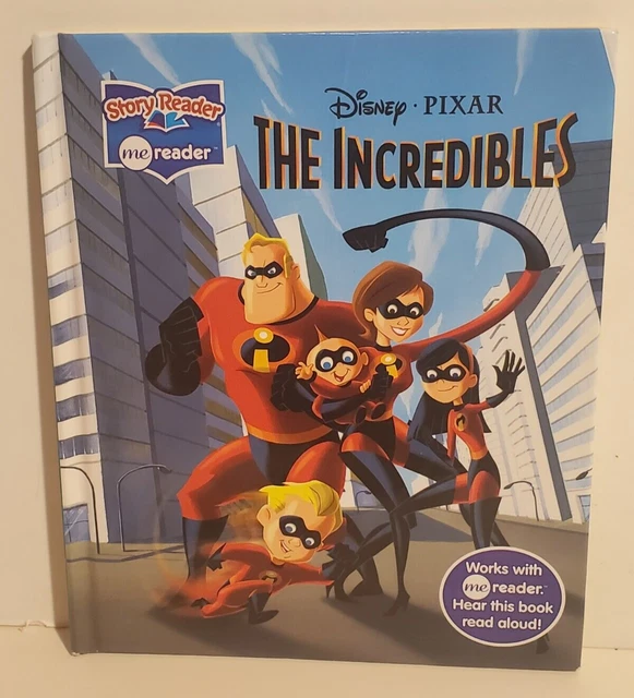 DISNEY PIXAR THE Incredibles Movie Story Reader Works With Me Reader H ...