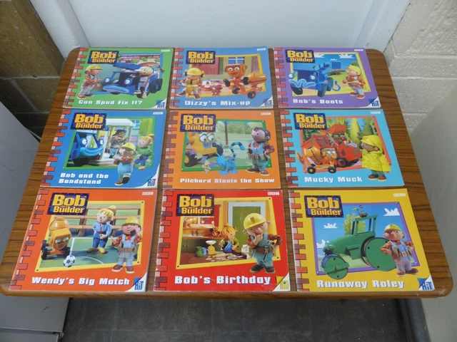 BOB THE BUILDER Book Bundle x 9 Vintage Paperback 2000/02 Childrens ...