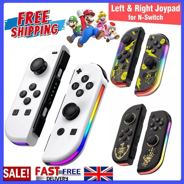 FOR NINTENDO SWITCH Joy Con Controller Left & Right Wireless Pair ...
