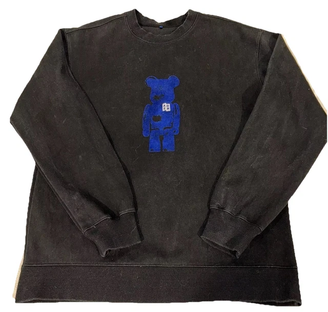 ADER ERROR X Teddy Bear 2021 Black Crew neck Sweatshirt Men's Sz A2 ...