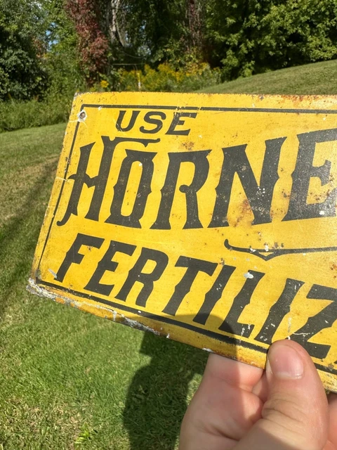 RARE ANTIQUE 1890S Horner's Animal Bone Fertilizers Farm Dairy ...