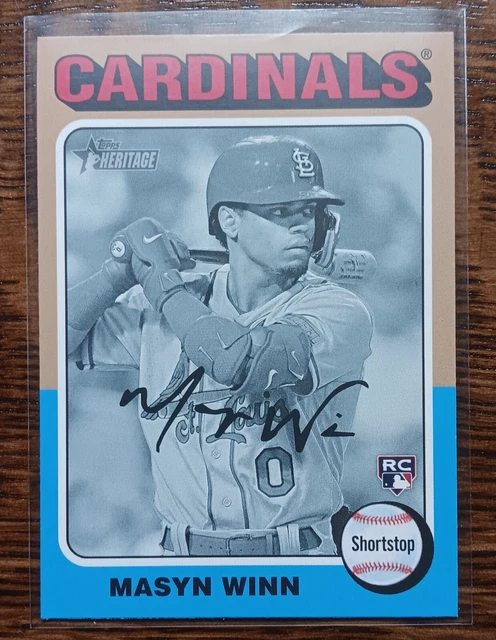 MASYN WINN 2024 Topps Heritage BIANCO E NERO Rookie B&W #346 RC EUR 50 ...