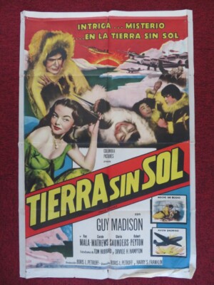 RED SNOW MEXICO One Sheet Folded Poster Guy Madison Ray Mala 1952 £15. ...