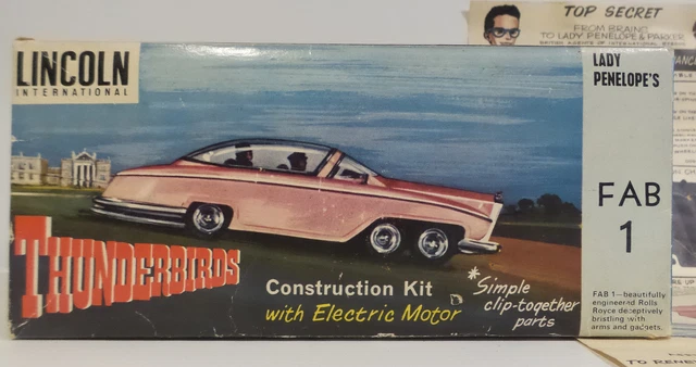 THUNDERBIRDS : FAB 1 Model Kit Made By Lincoln International (Mn) £420. ...