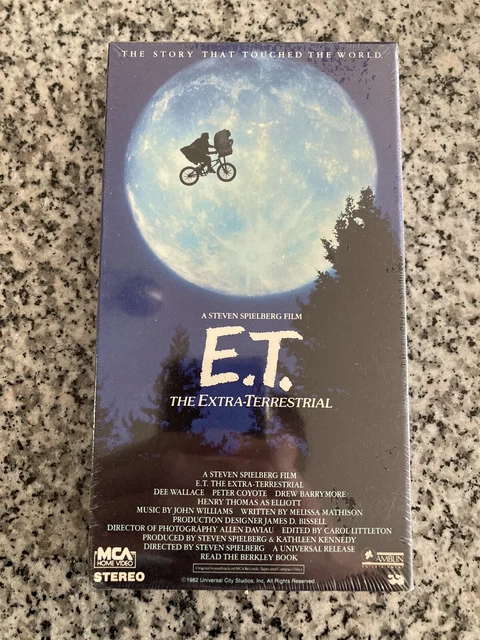 E.T. THE EXTRA-TERRESTRIAL VHS Video Tape 1982 MCA Green Flap- Sealed ...