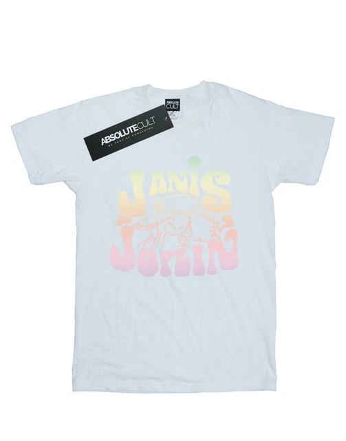 JANIS JOPLIN PASTEL Logo White officiel T-shirt Hommes unisexe EUR 37 ...