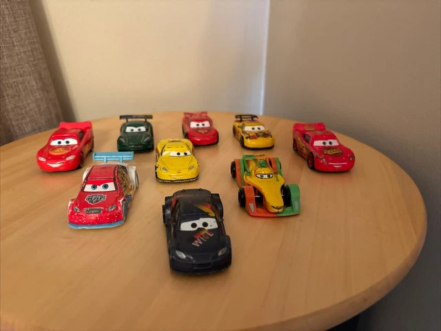 DISNEY PIXAR CARS Diecast Vehicle Bundle Toy Joblot Figures 9 ...