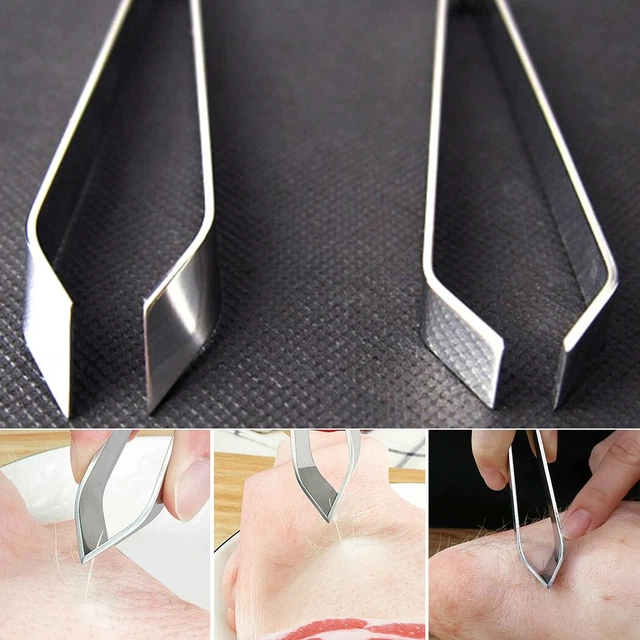 ESSENTIAL STAINLESS STEEL Fish Bone Remover Reliable Deboning Tool for ...