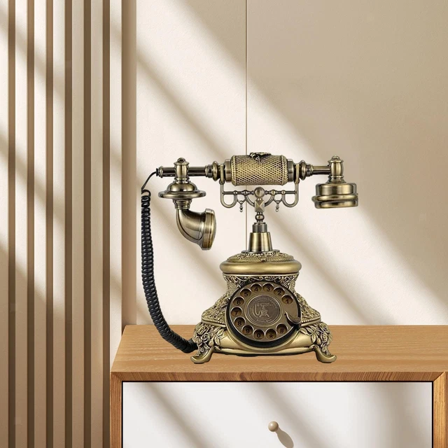 VINTAGE TELEPHONE OLD Fashioned Classic Rotary Dial Telephone Old ...